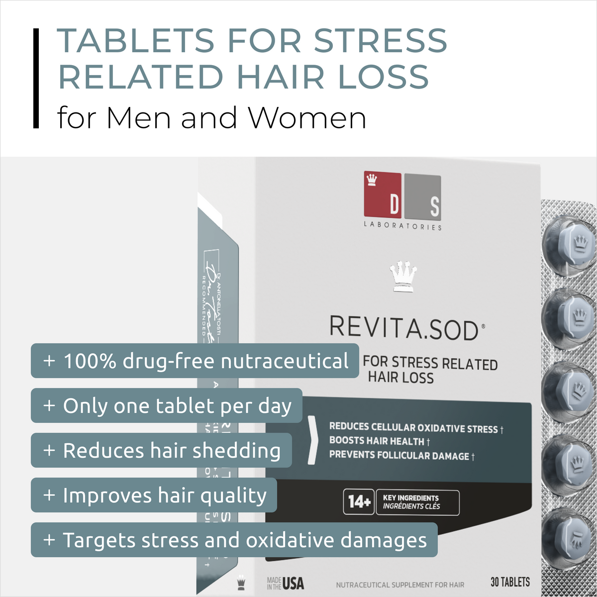 Revita.SOD | TABLETS FOR HAIR GROWTH SUPPORT + ANTIOXIDANT + STRESS RE ...